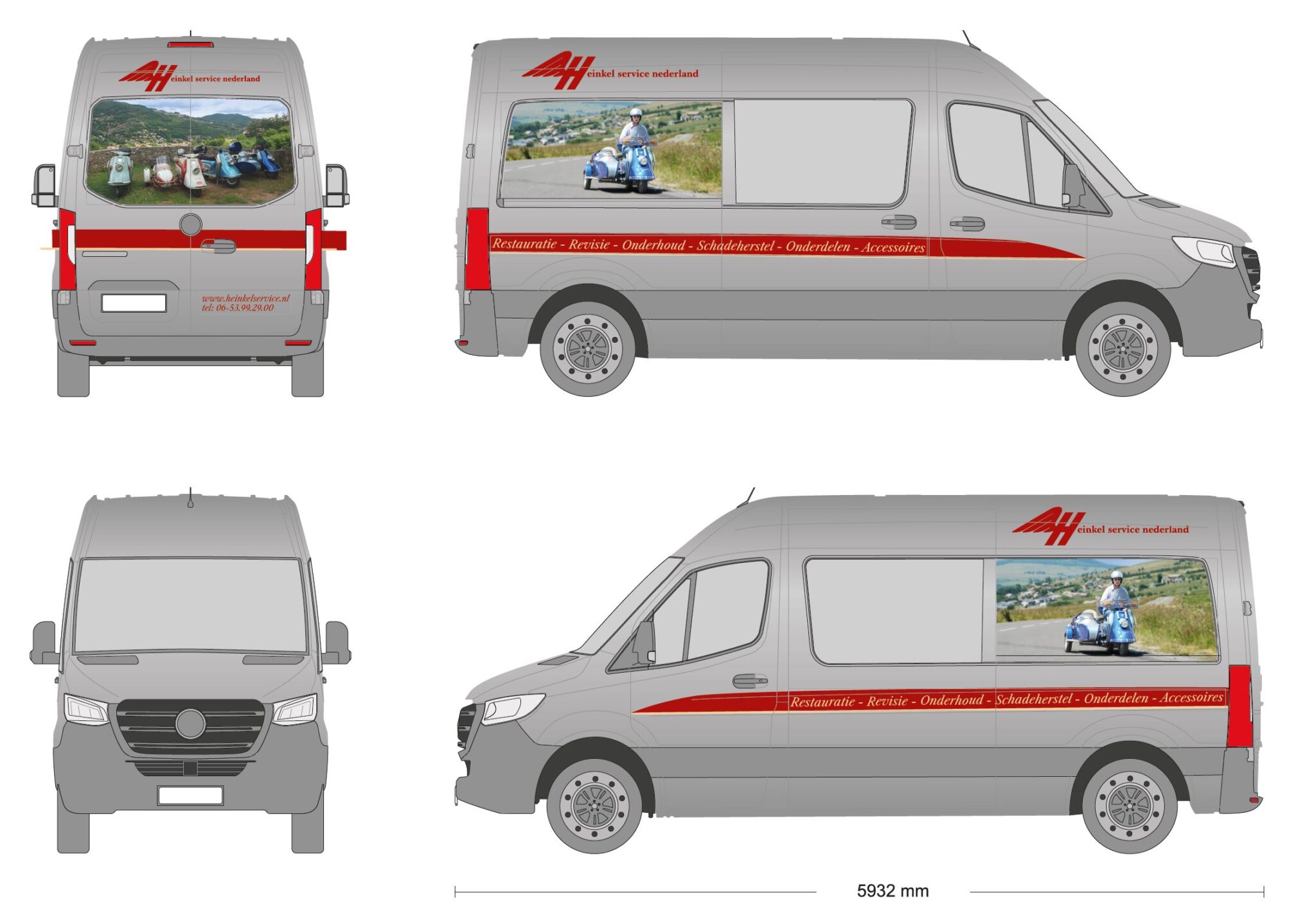 Ontwerp – Autobelettering Eindhoven – autoreclame